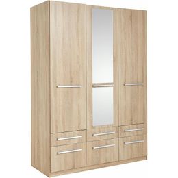 Priess Kleiderschrank &raquo;Schrank Garderobe W&auml;scheschrank Barcelona in 5 Breiten&laquo; viel Stauraum, ger&auml;umige Schubk&auml;sten, mit Spiegel, MADE IN GERMANY 