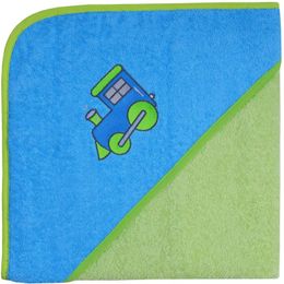 W&ouml;rner Kapuzenhandtuch &raquo;Lok&laquo; mit Kapuze, maschinenwaschbar, trocknergeeignet bunt Frottee, Frottee B/L: 100cmx100cm, 1 Stk., Frottee