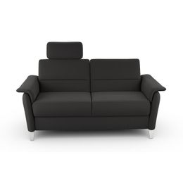 Sit & More sit&more 2,5-Sitzer &raquo;Palmera, B: 179 cm&laquo; mit Federkern grau 100% Polyester B/H/T: 179cm x 89cm x 89cm, Struktur