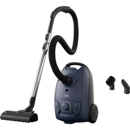 AEG Bodenstaubsauger &raquo;CLEAN 5000, hohe Saugleistung, AllFloor-Bodend&uuml;se&laquo; 750 W mit Beutel AB51C1DB, aus 37 % Recyclingkunststoff, kompakte Gr&ouml;&szlig;e blau 