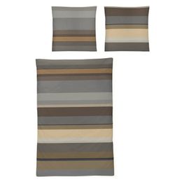 Irisette Bettw&auml;sche &raquo;Sky 8424&laquo; 3 Stk. edel und hochwertig gelb Mako-Satin, Obermaterial: 100% Baumwolle B/L: 240cm x 220cm, 1 Stk., 2 Stk., Mako-Satin, B/L: 