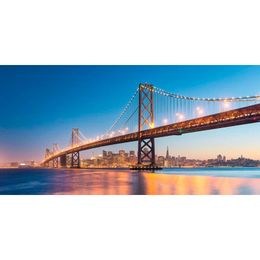 Komar Vliestapete &raquo;Digitaldruck Vlies - Spectacular San Francisco - Gr&ouml;&szlig;e 200 x 100 cm&laquo; bedruckt glatt Wohnzimmer, Schlafzimmer bunt Vlies B/L: 200m x 100m,