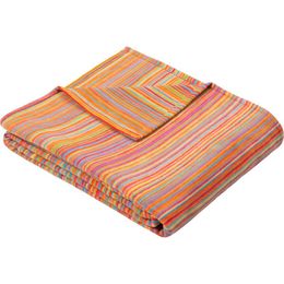 Ibena Wohndecke &raquo;Jacquard Rio&laquo; 140 x 200 cm (B x L), aus zertifizierter Bio-Baumwolle, Kuscheldecke bunt Baumwolle B/L: 140cm x 200cm