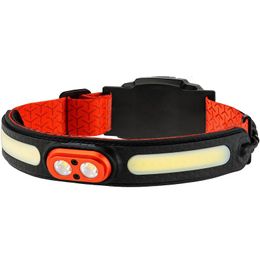 NEBO LED Stirnlampe &raquo; CURVBEAM 600 FLEX&laquo; Taschenlampe inkl. Ladekabel, Flexibel mit Akku- oder Batteriebetrieb nutzbar Aluminium Einheitsgr&ouml;&szlig;e