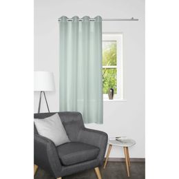 Vorhang &raquo;BENOGA&laquo; &Ouml;sen 1 Stk. tlg. &Ouml;senschal, Uni, Dekostruktur Polyester 175cm, &Ouml;sen, 135cm