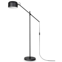 Paco Home Stehlampe &raquo;BOWL&laquo; E27 schwarz 1, &Oslash; 30cm H: 145cm