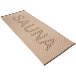 Vossen Saunatuch &raquo;Camden&laquo; mit Hoch-Tief Wellenstruktur grau Walkfrottee, Obermaterial: 80% Baumwolle, 20% Polyester B/L: 80cmx200cm, 1 Stk., Walkfrottee