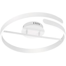 REALITY LEUCHTEN LED Deckenleuchte &raquo;Parma&laquo; LED-Board 1 Stk. Neutralwei&szlig; Deckenlampe &Oslash; 50cm, neutralwei&szlig; 4000K, dimmbare LED 37W, 4500 Lumen wei&szlig; 1, &Oslash; 