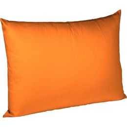 Fleuresse Kissenbez&uuml;ge &raquo;Colours&laquo; edler, b&uuml;gelfreier Interlock-Jersey aus 100% Baumwolle orange Interlock-Jersey, Obermaterial: 100% Baumwolle B/L: 