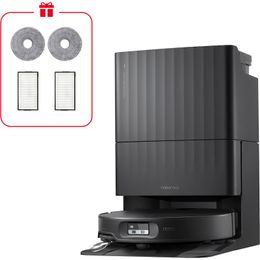 roborock Saugroboter &raquo;Qrevo Edge 2X&laquo; 25.000 Pa HyperForce-Saugkraft, Multifunktionsstation schwarz Einheitsgr&ouml;&szlig;e
