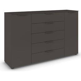 Rauch Schubkastenkommode &raquo;Flipp Schubladenkommode W&auml;scheschrank Schrank&laquo; Breite 160/180 cm mit 4 Einlegeb&ouml;den, 2-t&uuml;rig mit 5 Schubladen und Soft-Close