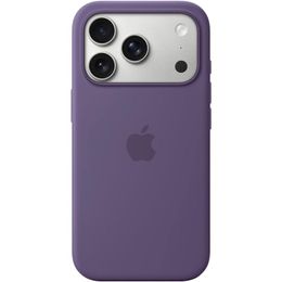 Apple Smartphone-H&uuml;lle &raquo;iPhone 17 Pro Silikon Case mit MagSafe&laquo; Smartphones 16,0 cm (6,3 Zoll) lila Mikrofaser, Silikon Funktioniert nahtlos mit der 