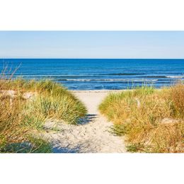papermoon Fototapete &raquo;Beach Access&laquo; glatt bunt Vlies B/L: 3,5m x 2,6m, Bahnen: 7 Stk.