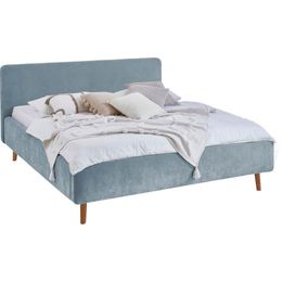 Meise M&ouml;bel meise.m&ouml;bel Polsterbett &raquo;Mattis&laquo; Topseller, wahlweise mit Bettkasten Liegefl&auml;che L&auml;nge B: 200cm x 160cm, Webstoff Mit Bettkasten, H&ouml;he Bett: 105cm 