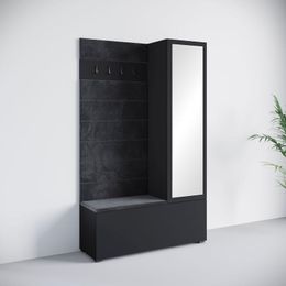 Home Affaire Garderoben-Set &raquo;TEJO II&laquo; Komplett-Set, 1 Stk. tlg. Holzwerkstoff B/H/T: 115cmcm x 192cmcm x 37,5cmcm