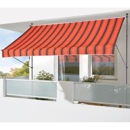 Konifera Klemmmarkise &raquo;Altea&laquo; Ohne Bohren / einfache Montage, Breite/Ausfall: 300/150 cm orange Polyester 300cm, 150cm