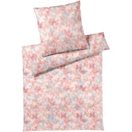 Elegante Bettw&auml;sche &raquo;Lucid&laquo; 2 Stk. angenehmes Hautgef&uuml;hl rosa Mako-Jersey, Obermaterial: 100% Baumwolle B/L: 135cm x 200cm, 1 Stk., 1 Stk., Mako-Jersey, B/L: 