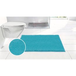 OTTO home Badematte &raquo;Cali, Badvorleger, Badezimmer Teppich, Duschvorleger&laquo; H&ouml;he 10 mm rutschhemmend beschichtet fu&szlig;bodenheizungsgeeignet schnell 