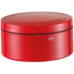 Wesco Keksdose &raquo;Classic Line - Geb&auml;ckdose&laquo; Dose mit Deckel & Kunststoffring / schlie&szlig;t dicht, 4 L rot Stahlblech B/H/L: 12,4cm