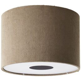 Brilliant Deckenleuchte &raquo;Tony&laquo; E27 1 Stk. mit Cord-Lampenschirm, 24 x 35 cm, E27, Textil, grau grau 1, &Oslash; 35cm H: 24cm, 1 Stk.