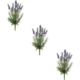 Creativ green Kunstblume &raquo;Lavendelbund&laquo; lila Obermaterial: 100% Polyethylen B/H/L: 37cm, 3 Stk.
