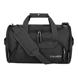 Travelite Herren Travelite Reisetasche &raquo;KICK OFF, verschiedene Gr&ouml;&szlig;en und Farben&laquo; Reisegep&auml;ck Sporttasche Freizeittasche mit Aufsteckfunktion schwarz 