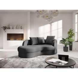 Sit & More sit&more Recamiere &raquo;Samba&laquo; moderne organische Form, inkl. 3 loser R&uuml;ckenkissen grau 95% Polyester, 5% Polyamid B/H/T: 208cm x 76cm x 120cm, 