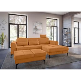 Sit & More sit&more Sofakissen &raquo;Bendigo&laquo; im 2-er Set gelb B/H/T: 65cm x 25cm x 10cm, NaturLEDER