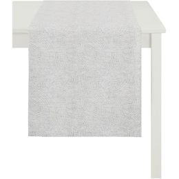Apelt Tischl&auml;ufer &raquo;1102 Loft Style, Jacquard&laquo; grau Polyester, Viskose B/L: 48cm x 140cm, 1 Stk., rechteckig