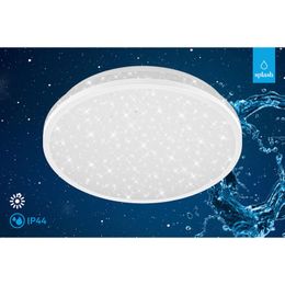 Briloner Leuchten LED Deckenleuchte &raquo;ACORBUS WHITE&laquo; LED-Modul 1 Stk. 28x7 cm, Badezimmer, Feuchtraum, K&uuml;che wei&szlig; 1, &Oslash; 10cm H: 12,5cm, 1 Stk.
