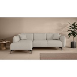 LeGer Home by Lena Gercke Ecksofa &raquo;Adelita mit Ottomane links oder rechts bestellbar, B/H/T 270/97/168&laquo; L-Form mit Wellenunterfederung, enth&auml;lt 2 