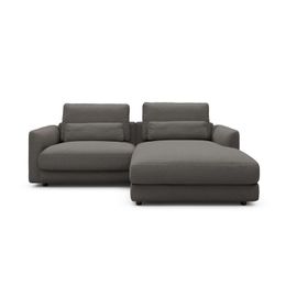 Ecksofa &raquo;Polsterecke, L-Form, Eckcouch, mit Federkern, inkl. Kissen&laquo; legerer Sitzkomfort zum Entspannen und Verweilen braun B/H/T: 225cm x 68cm x 