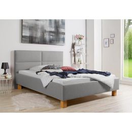 Maintal Polsterbett &raquo;Derryville&laquo; Bettseiten zerlegt, ohne Bettkasten grau Liegefl&auml;che L&auml;nge B: 200cm x 100cm, Struktur (100% Polyester) mit Einlegerahmen/ohne