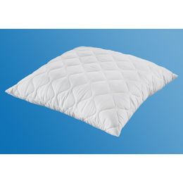 f.a.n. fan Microfaserkissen &raquo;Kansas&laquo; 1 Stk. tlg. wei&szlig; Bezug: 100% Polyester. F&uuml;llung: 100% Polyester B/H/L: 80cm x 80cm, Kunstfaser, 1 Stk.