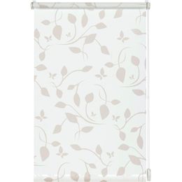 Gardinia Seitenzugrollo &raquo;EASYFIX Rollo&laquo; blickdicht Sichtschutz mit Bohren/ohne Bohren freih&auml;ngend mit Scandinavian Motiv wei&szlig; Polyester 180cm, 