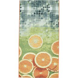 Sansibar Teppich &raquo;Rantum Beach 002&laquo; rechteckig 5 mm H&ouml;he Flachgewebe, modernes Sommer Design, In- und Outdoor geeignet bunt Polypropylen B : 100cm 1 Stk., 5mm,