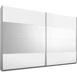 Rauch Schwebet&uuml;renschrank &raquo;Imposa&laquo; mit Hochglanzfront wei&szlig; Holzwerkstoff B/H/T: 271cm x 230cm x 62cm,mit Spiegel
