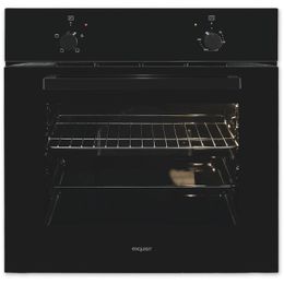 Exquisit Backofen &raquo;EBE255-020 schwarz&laquo; Klassisch, einfach kochen&backen mit allem drin:Grill,Licht,Backblech! schwarz Einheitsgr&ouml;&szlig;e Backofen