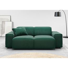 Home Affaire 2-Sitzer &raquo;Glimminge auch in Breitcord + Feincord + Easy care-Bezug&laquo; besondere Kedern&auml;hte,, Zierkissen gr&uuml;n 95% Polyester, 5% Nylon B/H/T: