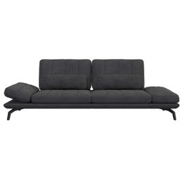 FLEXLUX 3-Sitzer &raquo;Tropea Funktionssofa, Designsofa, Relaxfunktion, TV-Couch,&laquo; mit Armteilverstellung sowie Sitztiefenverstellung, Breite 252 cm grau 