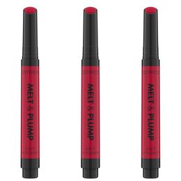 Catrice Damen Lippenbalsam &raquo;Melt & Plump Juicy Lip Plumper&laquo; Sorgt f&uuml;r Glanz und Volumen, weiche Textur, k&uuml;hlend durch Menthol. rot Einheitsgr&ouml;&szlig;e