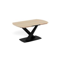ACTONA GROUP Esstisch &raquo;Morellla, Speisetisch, Tisch&laquo; Esstisch, Keramikplatte, oval, Drehfunktion, Stahlfu&szlig;, 6&ndash;8 Sitzpl&auml;tze braun B/H/T: 240cm x 77cm x