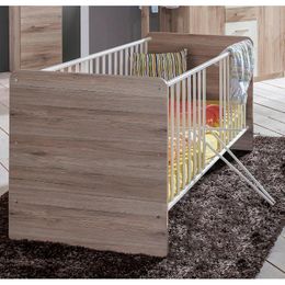 wimex Babybett &raquo;Bergamo&laquo; wei&szlig; Holzwerkstoff Liegefl&auml;che B/L: 70cm x 140cm, kein H&auml;rtegrad
