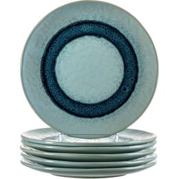 Leonardo Dessertteller &raquo;Matera&laquo; Teller Set, Keramik, &Oslash; 23 cm blau Keramik 23cm