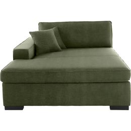 Home Affaire Sofaelement &raquo;Skara XXL&laquo; Modul XXL - zum eigenen Zusammenstellen, Armlehne links/rechts w&auml;hlbar gr&uuml;n 100% Polyester Samtvelours, links