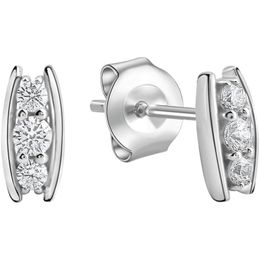 Firetti Damen Paar Ohrstecker &raquo;Schmuck Geschenk Silber 925 Ohrschmuck Ohrringe&laquo; mit Zirkonia (synth.) silber Silber 925 (Sterlingsilber)