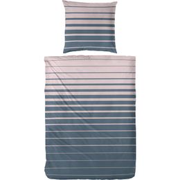Primera Bettw&auml;sche 2 Stk. rosa Edel-K&ouml;per-Flanell, Obermaterial: 100% Baumwolle B/L: 155cm x 220cm, 1 Stk., 1 Stk., Edel-K&ouml;per-Flanell, B/L: 80cm x 80cm, 2 