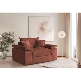 OTTO home XXL-Sessel &raquo;Soft&Cosy, B: 151 cm - OTTO. Verl&auml;ssliche Qualit&auml;t.&laquo; Mega-Sessel, Cord oder Chenille-Struktur, mit 2 Zierkissen 100% Polyester 