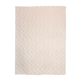 Kayoom Teppich &raquo;Royal Glow 825&laquo; rechteckig 30 mm H&ouml;he Auch in rund, Hochflor, Modernes Muster, Vegan beige Polyester B : 160cm 1 Stk., 30mm, L: 230cm