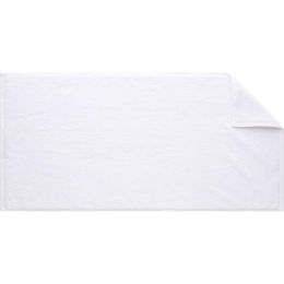 Egeria Handt&uuml;cher &raquo;Elegant&laquo; Uni Programm mit Webkante, reine Baumwolle wei&szlig; Walkfrottier, Obermaterial: 100% Baumwolle B/L: 50cmx100cm, 2 Stk., Walkfrottier